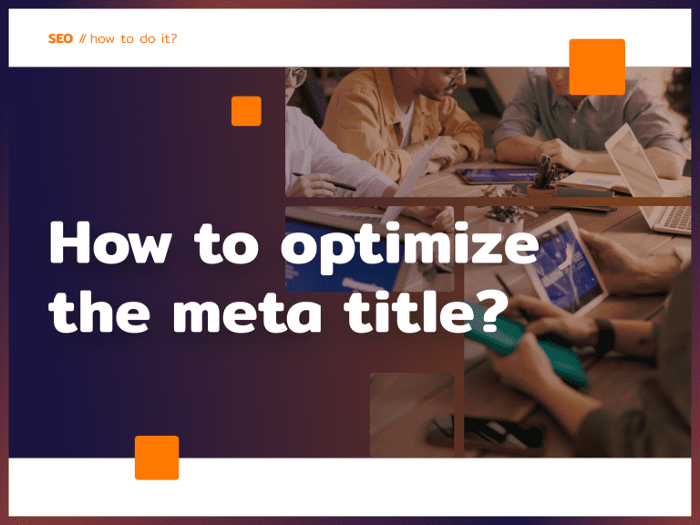 How to write meta titles? - Zielinski Jerzy