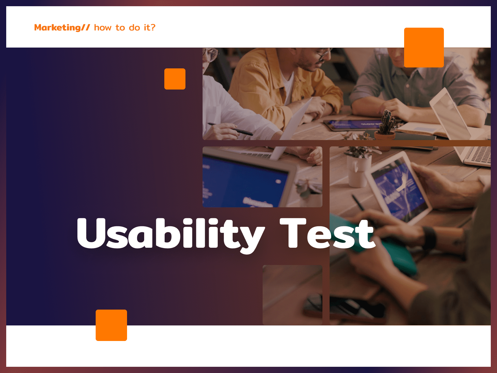 Usability Test: check the functionality of your website! - Zielinski Jerzy