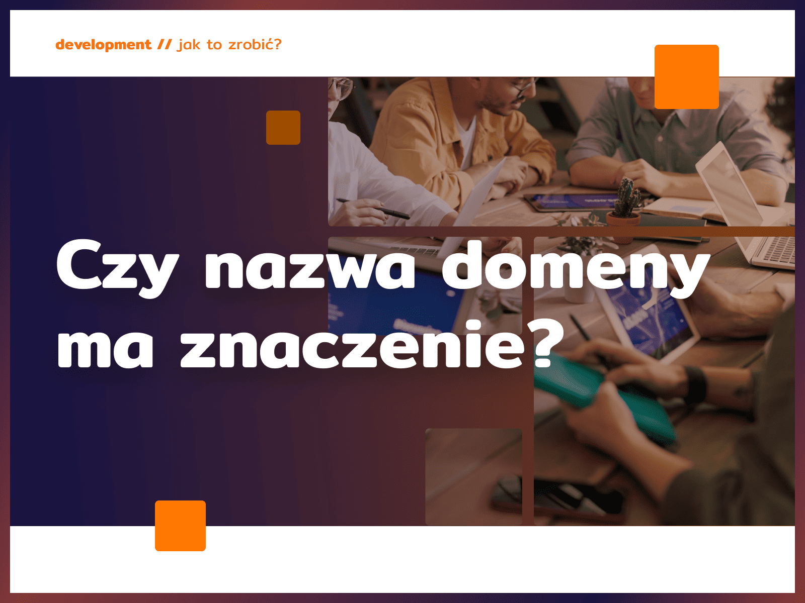 Czy nazwa domeny ma znaczenie? - Zielinski Jerzy